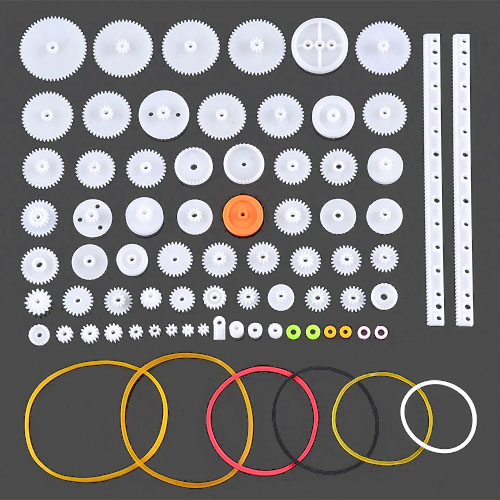 Set de engranajes Plásticos para colegios - Herramientas para diseño ...